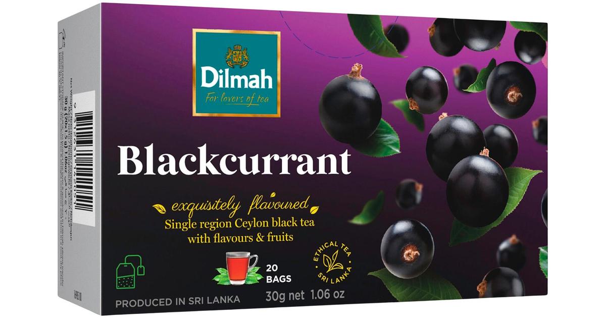 Dilmah must tee mustasõstramaitseline 20 x 1,5 g | Prisma | alati ...