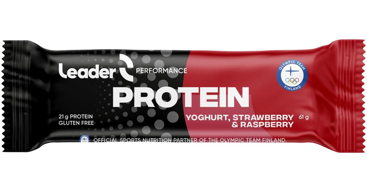 Leader Performance Protein Yoghurt, Raspberry & Strawberry ...