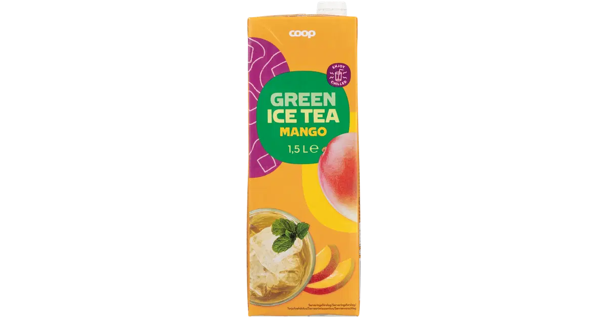 Coop vihreä jäätee mango 1,5 l | S-kaupat ruoan verkkokauppa