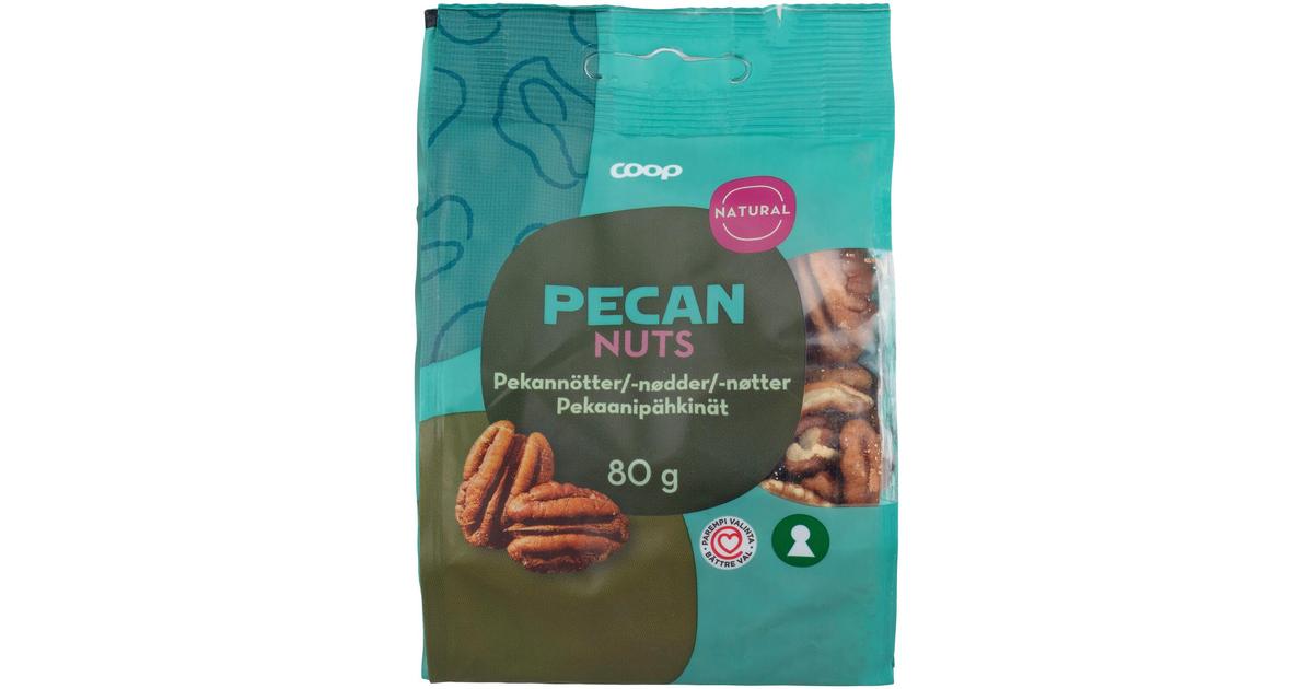 Coop Pecans natural 80g | Prisma | alati odavad hinnad, telli kaup otse ...