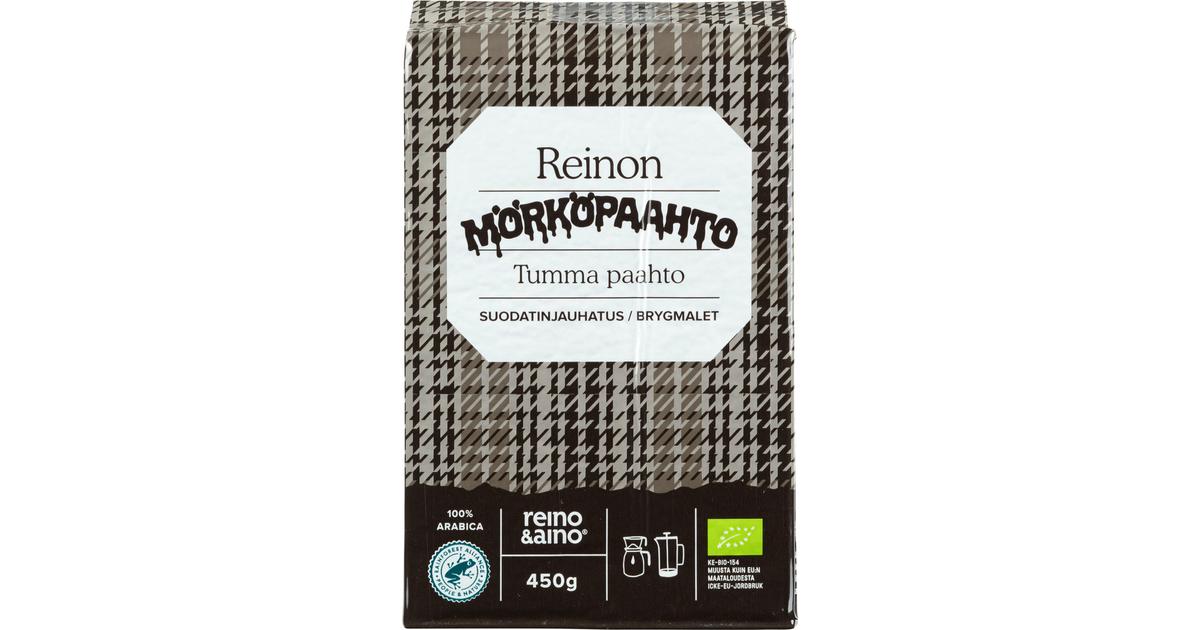 Reino&Aino Reinon Mörköpaahto kahvi tumma suodatinjauhatus 450g luomu ...
