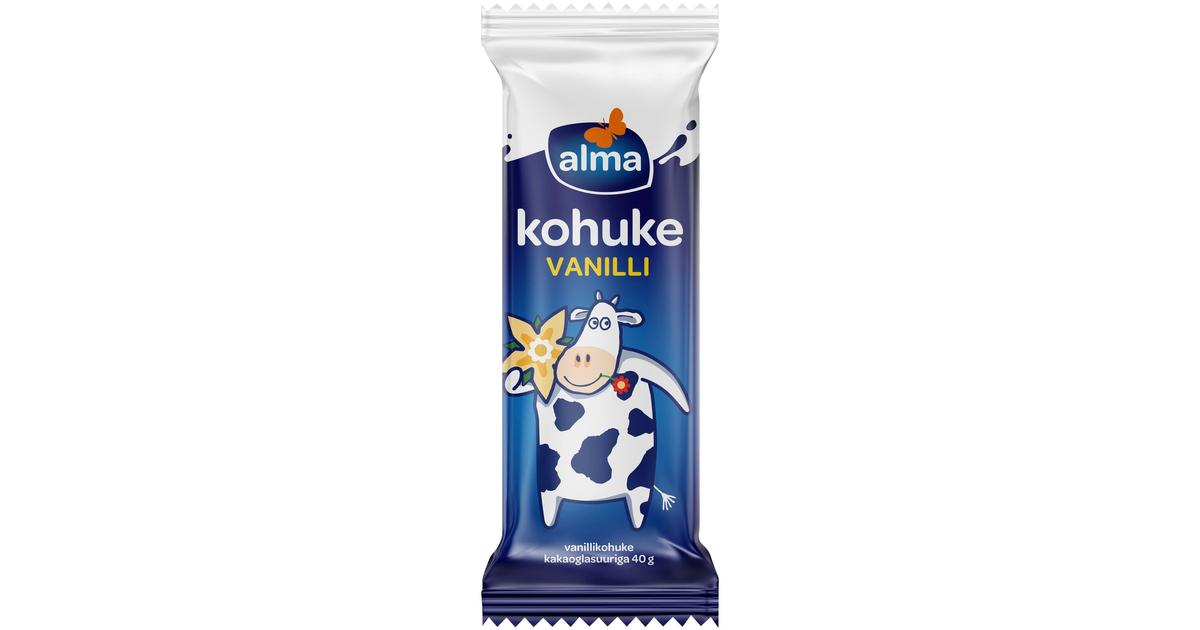 Alma kohuke vanilli kakaoglasuuris 40g | Prisma | alati odavad hinnad ...