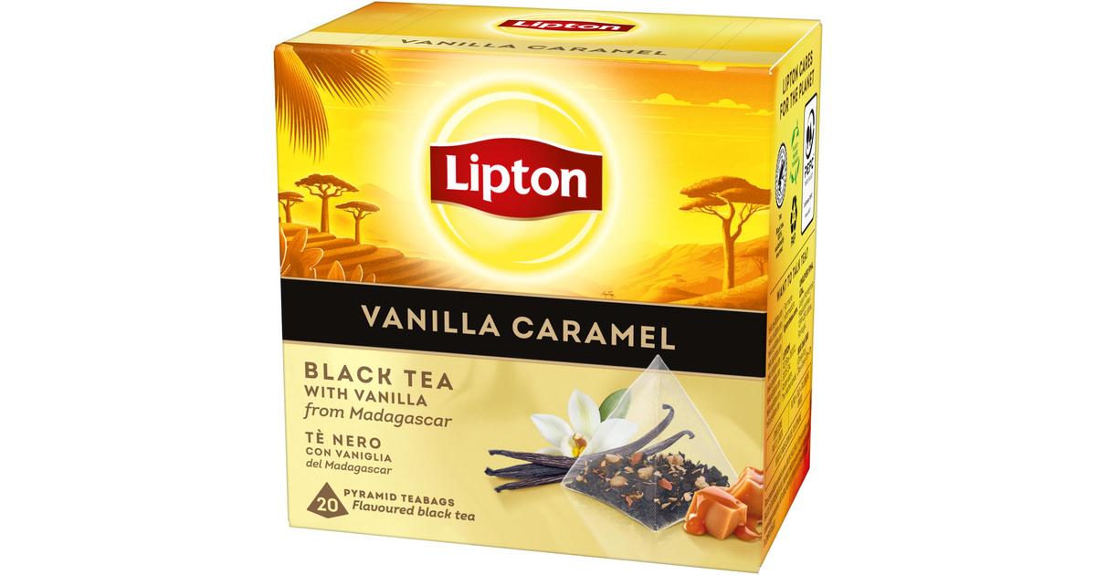 Lipton Vanilla Caramel 20pss musta tee | S-kaupat ruoan verkkokauppa