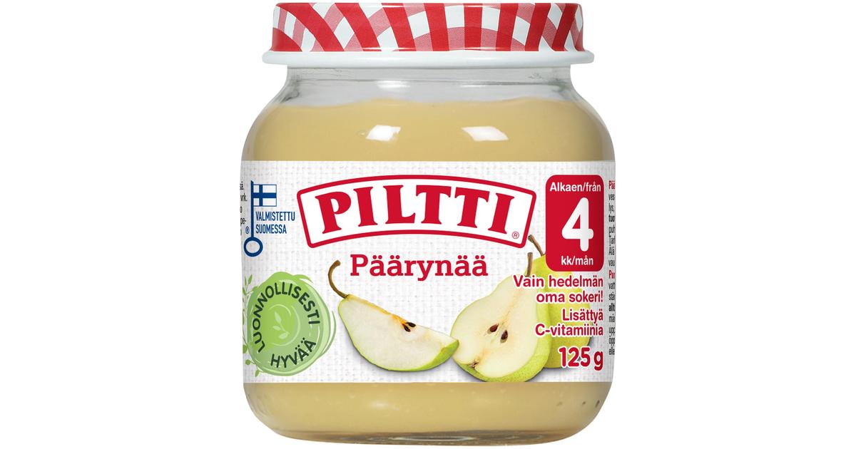 PILTTI 125g Päärynää hedelmäsose 4kk | S-kaupat ruoan verkkokauppa