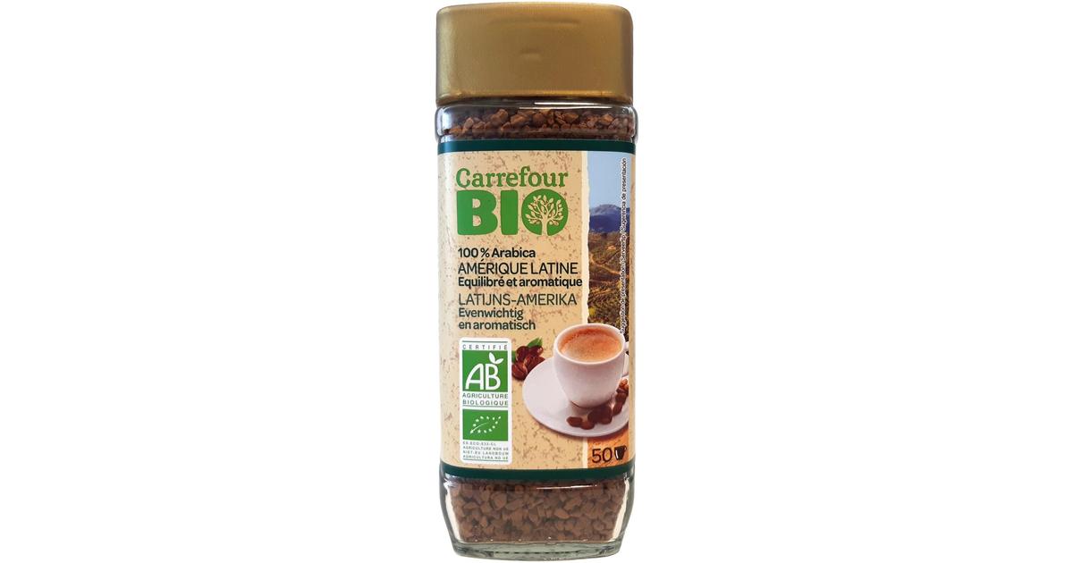 Carrefour Bio Café soluble Amérique Latine Pur Arabica pikakahvi 100 g ...