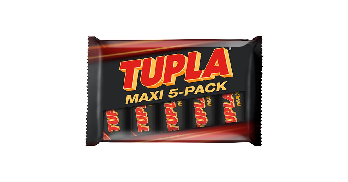 5-pack Tupla Maxi suklaapatukka 250g | S-kaupat ruoan verkkokauppa