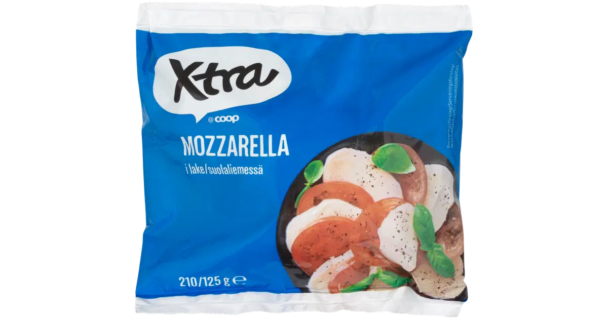 Xtra Mozzarella, 125 g | Prisma | alati odavad hinnad, telli kaup otse koju