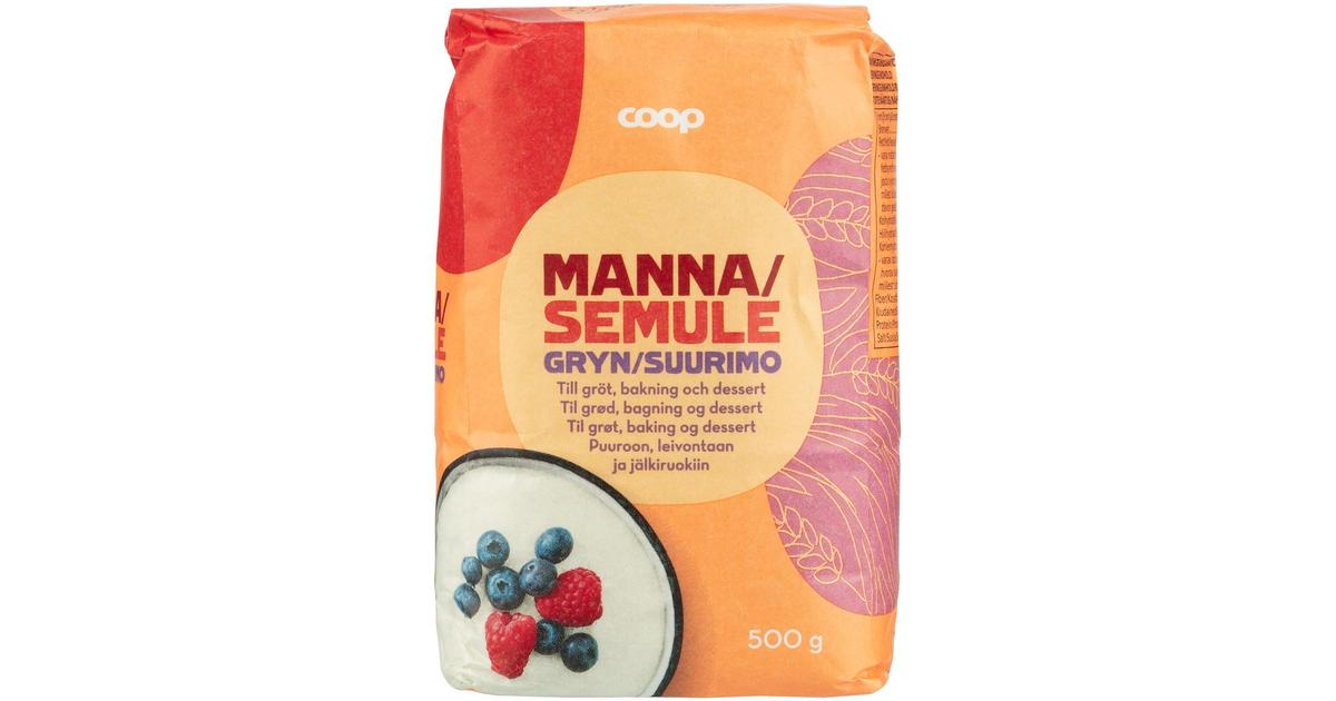 Coop mannasuurimo 500 g | S-kaupat ruoan verkkokauppa