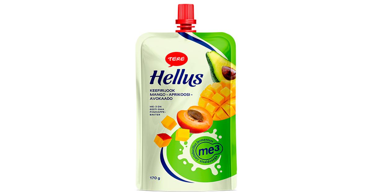 Hellus keefirijook mango-aprikoos-avokaado 170 g | Prisma | alati ...