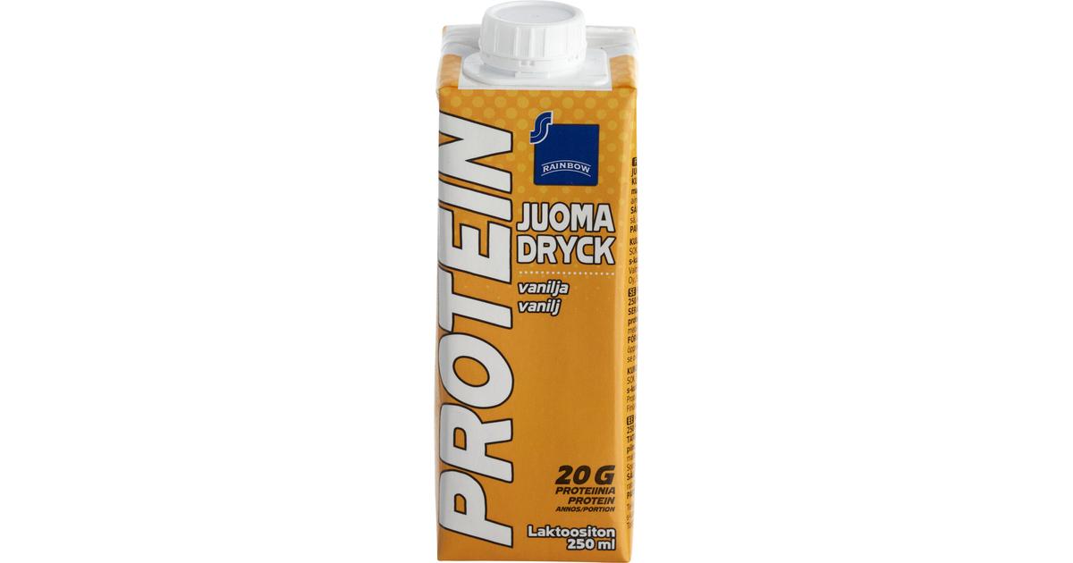 Rainbow laktoositon vanilja proteiinijuoma 250ml | S-kaupat ruoan verkkokauppa