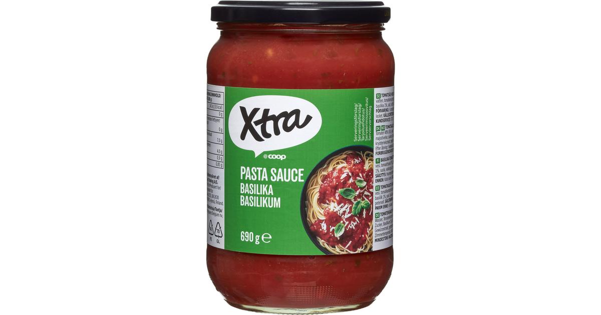 Xtra pastakastike basilika 690 g | S-kaupat ruoan verkkokauppa