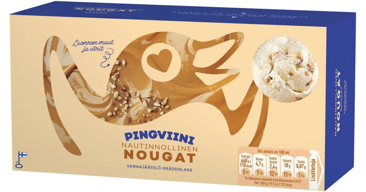 Pingviini Nougatijäätis 1 l | Prisma | alati odavad hinnad, telli kaup ...