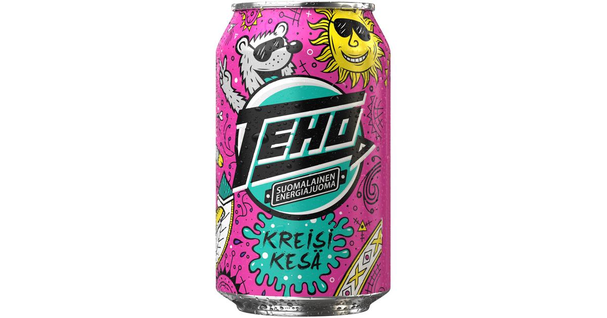 TEHO Kreisi Kesä energiajuoma 0,33 l tlk | S-kaupat ruoan verkkokauppa