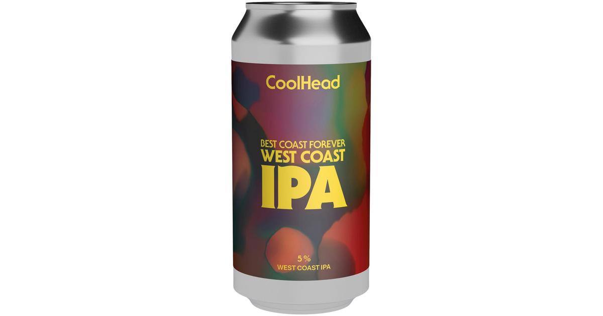 CoolHead Brew Best Coast West Coast IPA 5% 0,44l | S-kaupat ruoan verkkokauppa