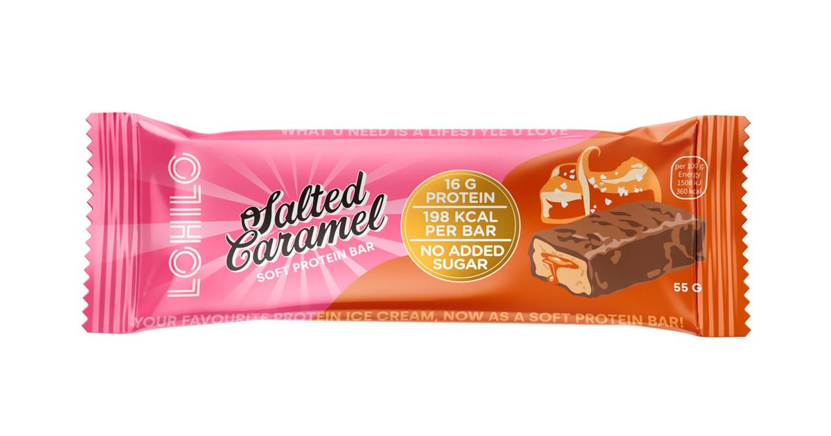 LOHILO proteiinipatukka Salted Caramel 55g | S-kaupat ruoan verkkokauppa