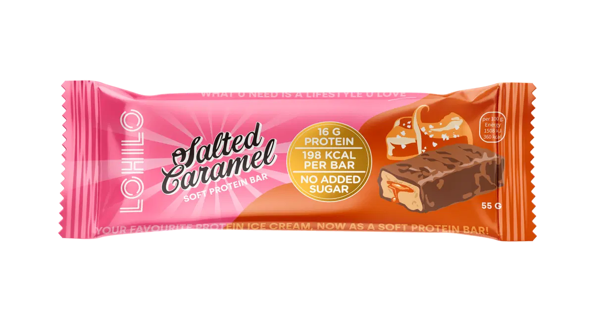 LOHILO proteiinipatukka Salted Caramel 55g | S-kaupat ruoan verkkokauppa