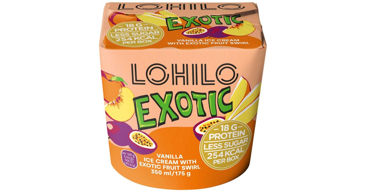 LOHILO Exotic proteiinijäätelö 350ml | S-kaupat ruoan verkkokauppa