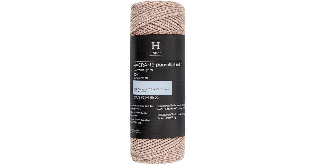 House lanka Macrame 212147 200 g Beige 97466 | S-kaupat ruoan verkkokauppa