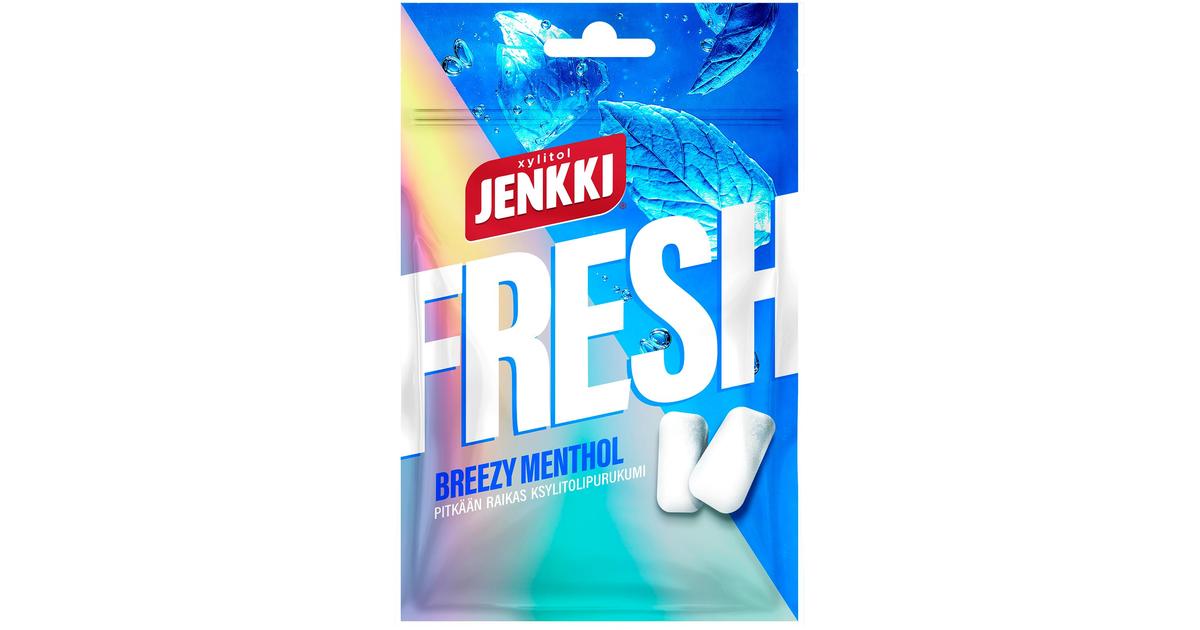 Jenkki Fresh Breezy Menthol ksylitolipurukumi 35g | S-kaupat ruoan ...