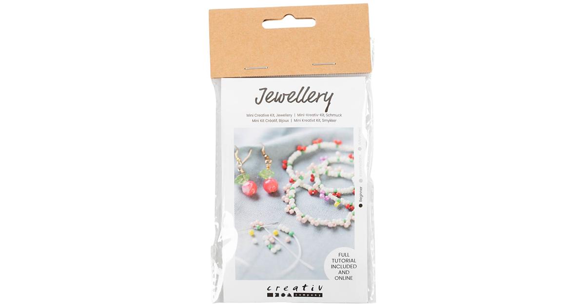 Askartelusetti Mini Koruaskartelu, joustava rannekoru ja korvarenkaat ...