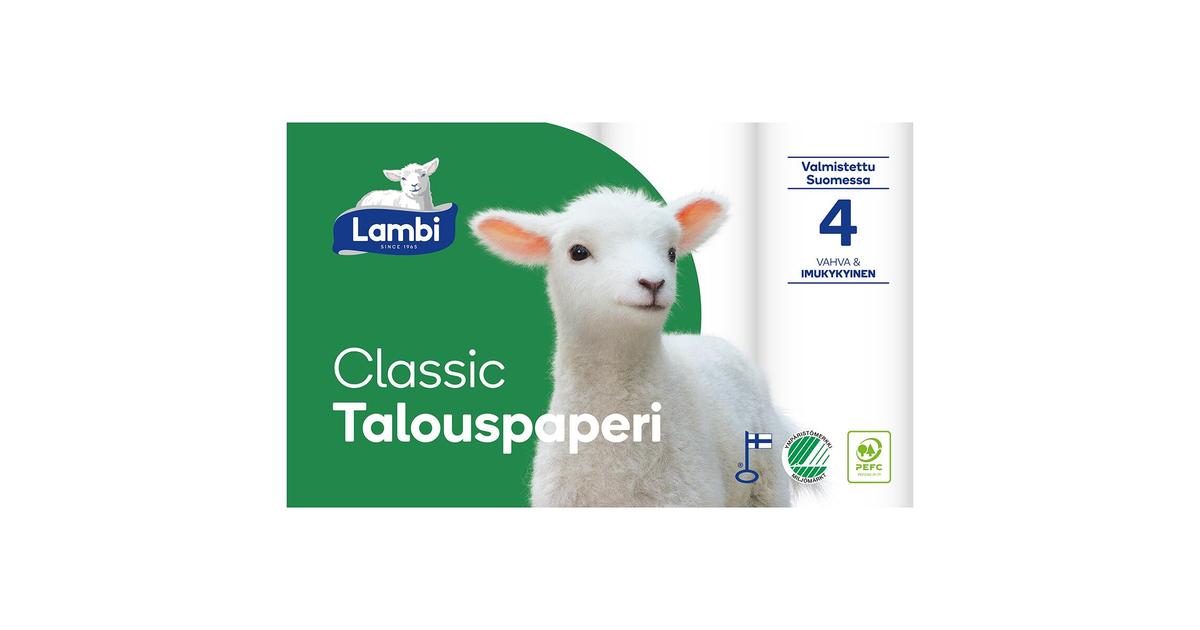 Lambi talouspaperi 4rl valkoinen | S-kaupat ruoan verkkokauppa