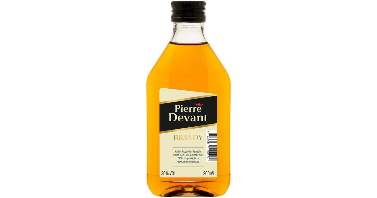 Pierre Devant Brandy 36%vol 200ml | Prisma | alati odavad hinnad, telli ...