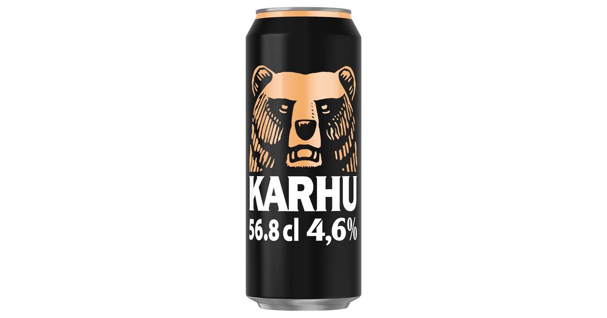 Karhu Lager olut 4,6 til-% tölkki 0,568 L | S-kaupat ruoan verkkokauppa