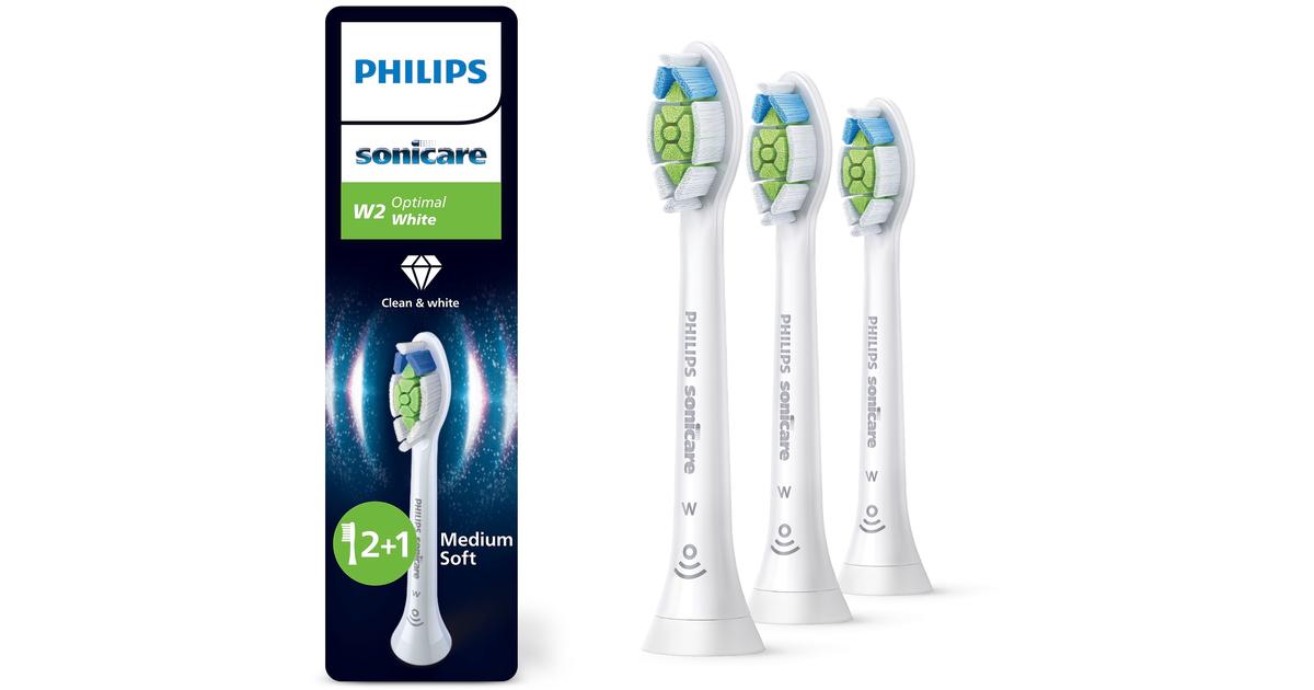 Philips Sonicare W2 Optimal White vaihtoharjat 3 kpl/pakkaus, HX6063/87 ...