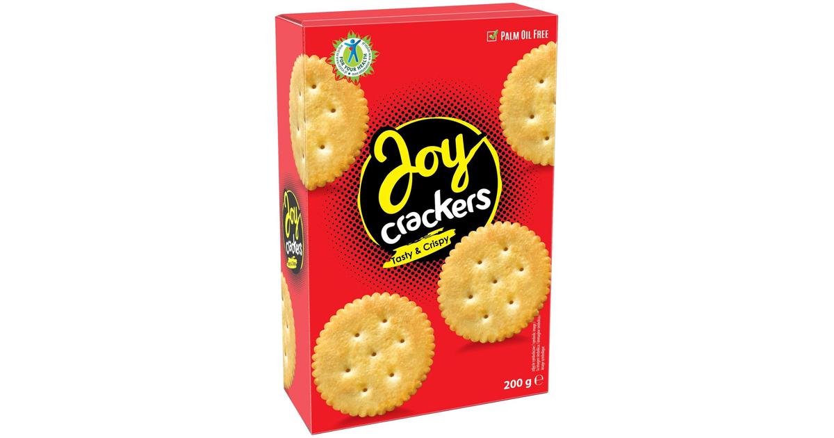 Joy Crackers suolakeksejä 200g | S-kaupat ruoan verkkokauppa