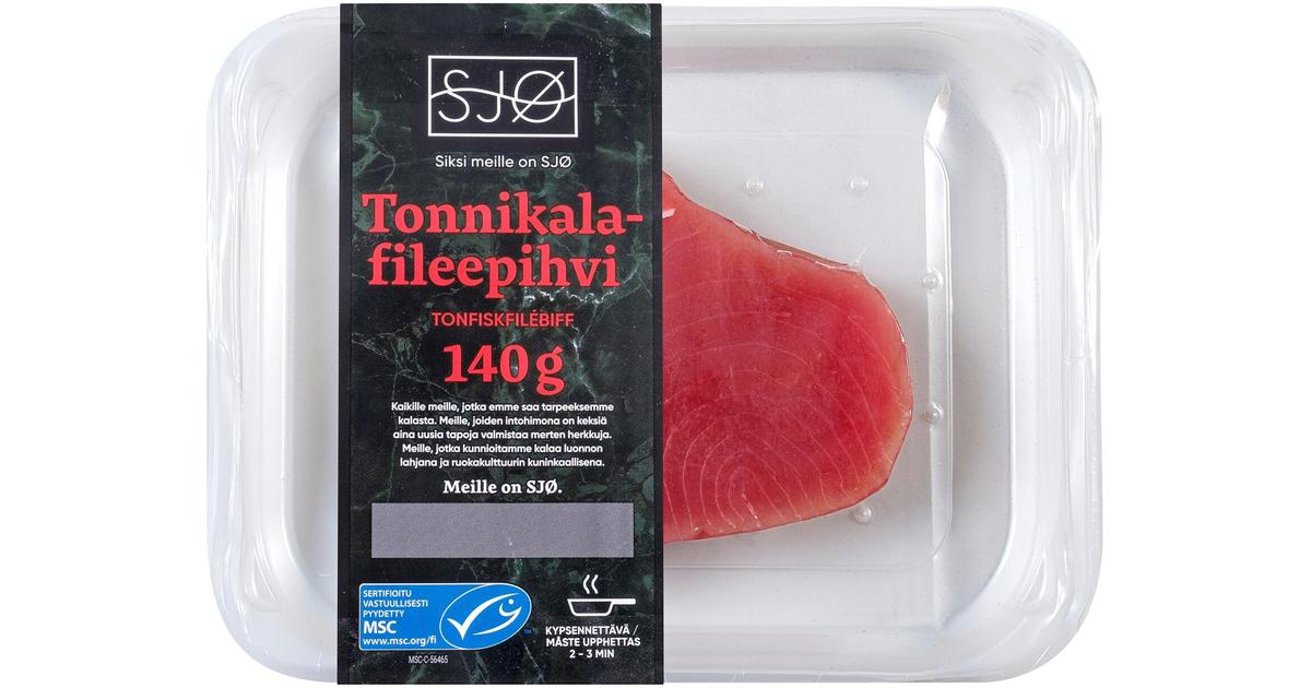 SJØ Tonnikalafileepihvi MSC 140g | S-kaupat ruoan verkkokauppa