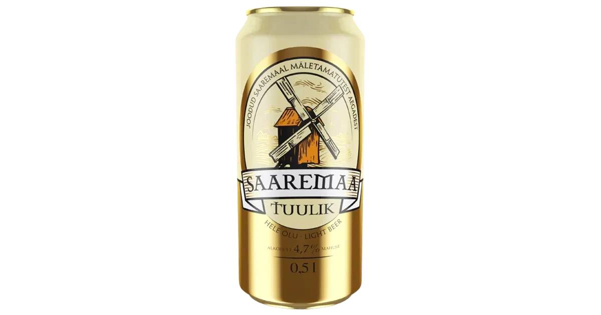 Saaremaa Tuulik õlu 4,7%vol 500ml | Prisma | alati odavad hinnad, telli ...