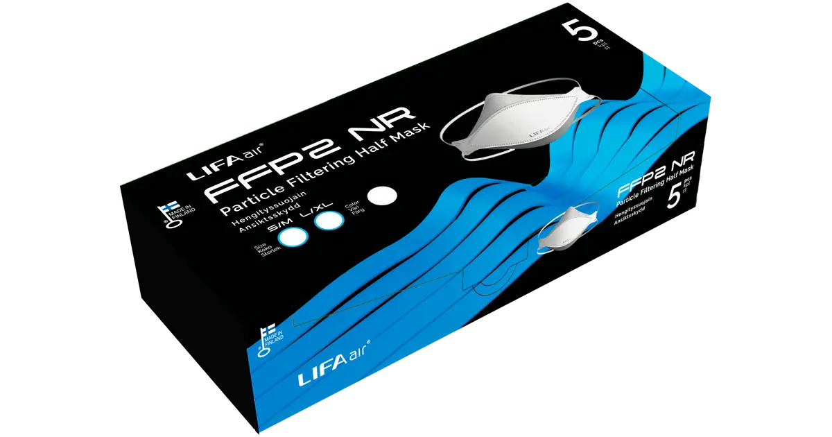 Lifa Air hengityssuojain FFP2 kotimainen 5 kpl | S-kaupat ruoan verkkokauppa
