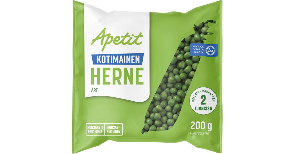 Apetit Kotimainen Herne pakaste 200g | S-kaupat ruoan verkkokauppa