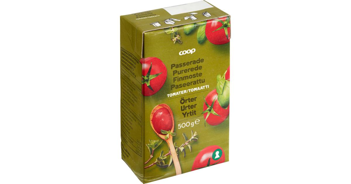 Coop paseerattu tomaatti yrtit 500 g | S-kaupat ruoan verkkokauppa