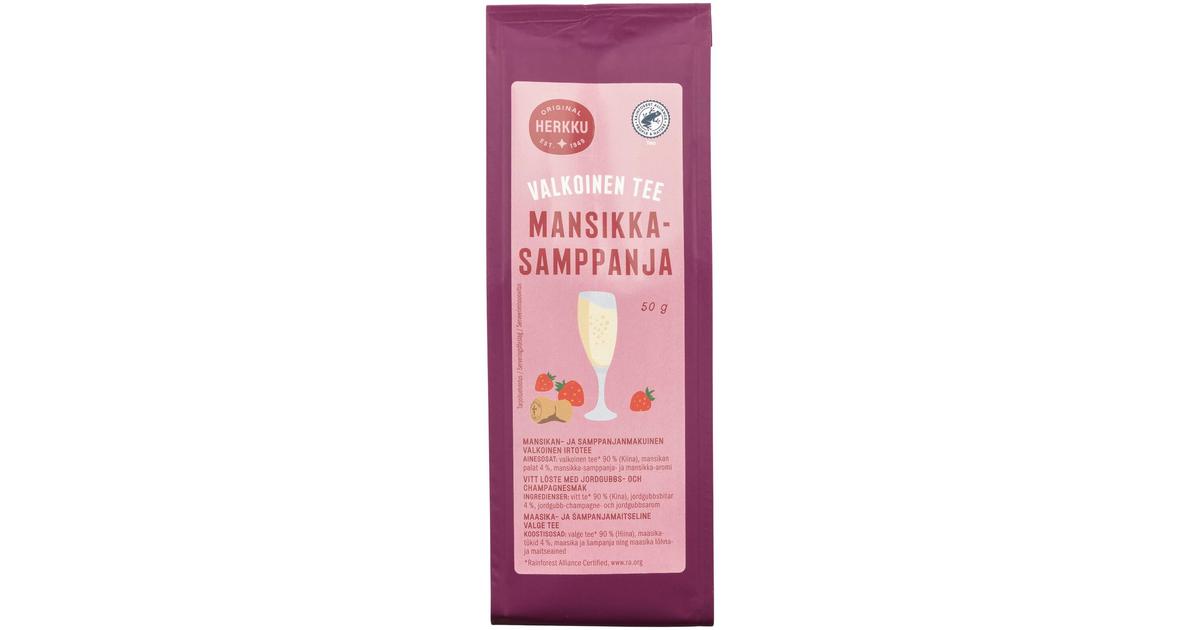 Herkku valge tee maasika-shampanja 50g | Prisma | alati odavad hinnad ...