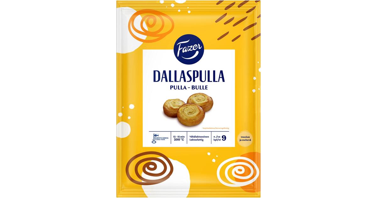 Fazer Dallaspulla 9kp 450g, raakapakast | S-kaupat ruoan verkkokauppa