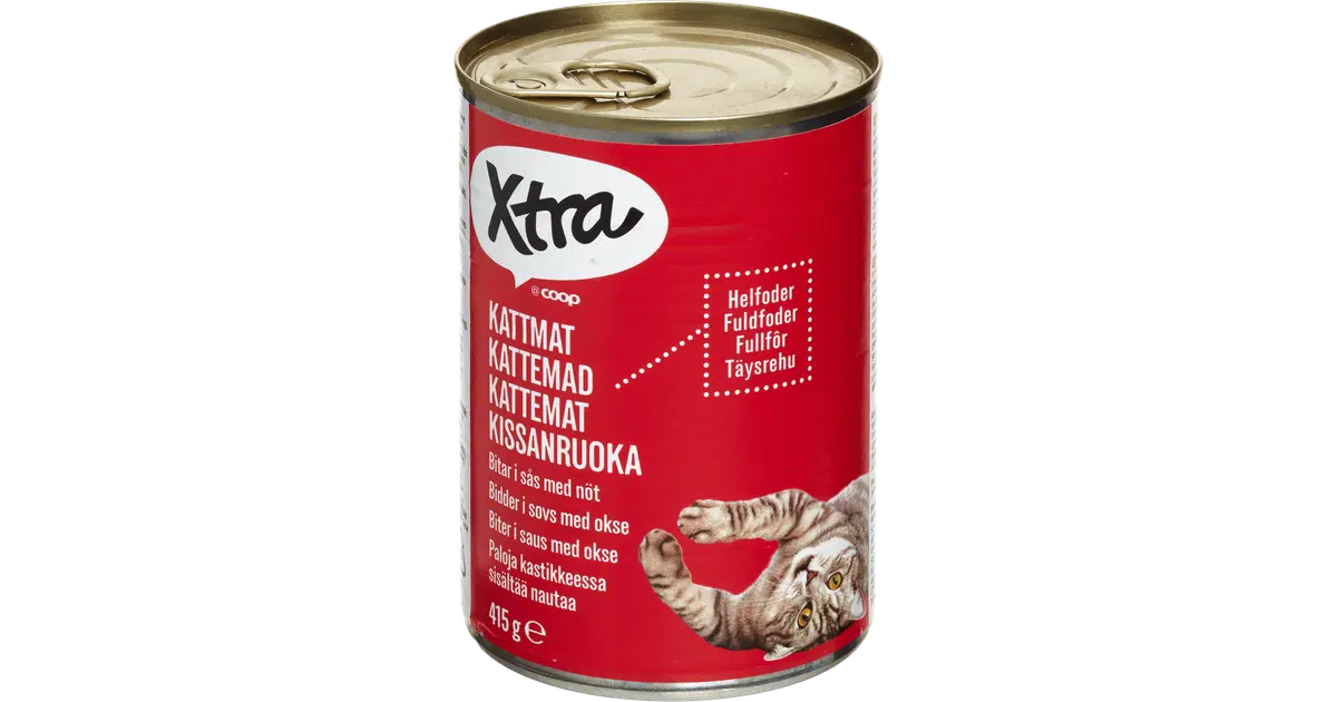 X-tra konserv kassidele lihatükkidega 415 g | Prisma | alati odavad ...