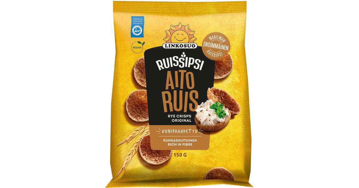 Linkosuo Ruissipsi Aito 150g | S-kaupat ruoan verkkokauppa