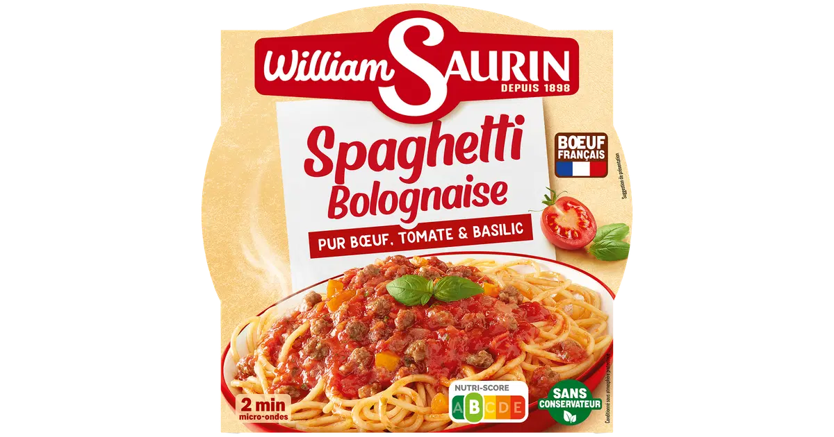 William Saurin Spagetid Bolognese veiselihaga 300 g | Prisma | alati ...