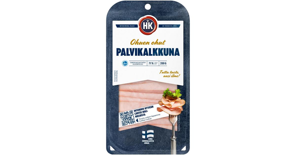 HK Ohuen ohut Palvikalkkuna 200 g | S-kaupat ruoan verkkokauppa