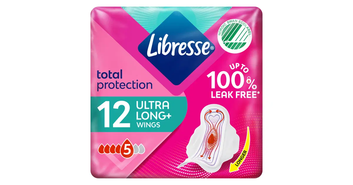 LIBRESSE side Ultra Long+ Wings 12 kpl | S-kaupat ruoan verkkokauppa