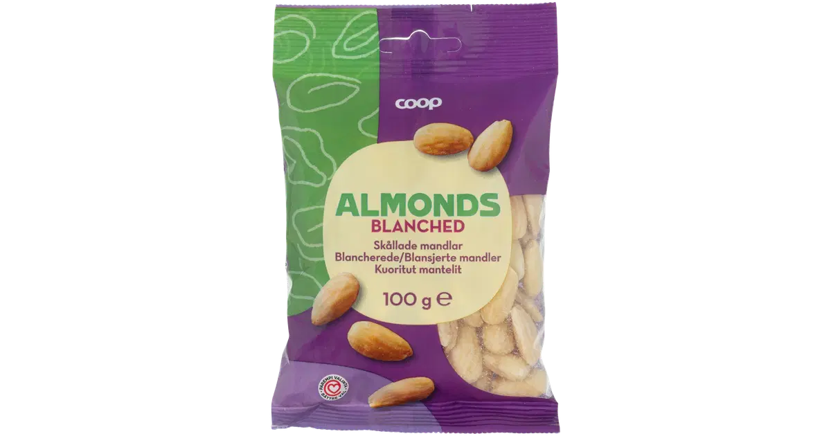 Coop kooritud mandlid 100g | Prisma | alati odavad hinnad, telli kaup ...