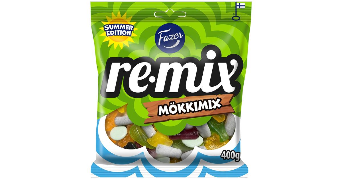 Fazer Remix Mökkimix karkkipussi 400g | S-kaupat ruoan verkkokauppa