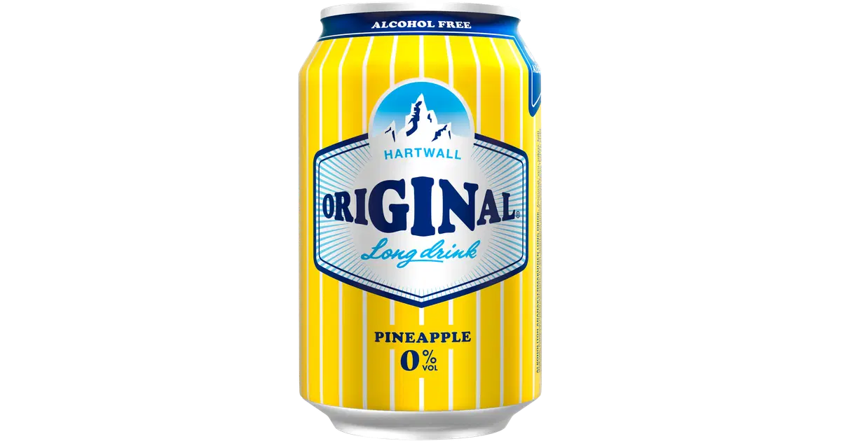 Hartwall Original Long Drink Pineapple 0% 0,33 l | S-kaupat ruoan ...