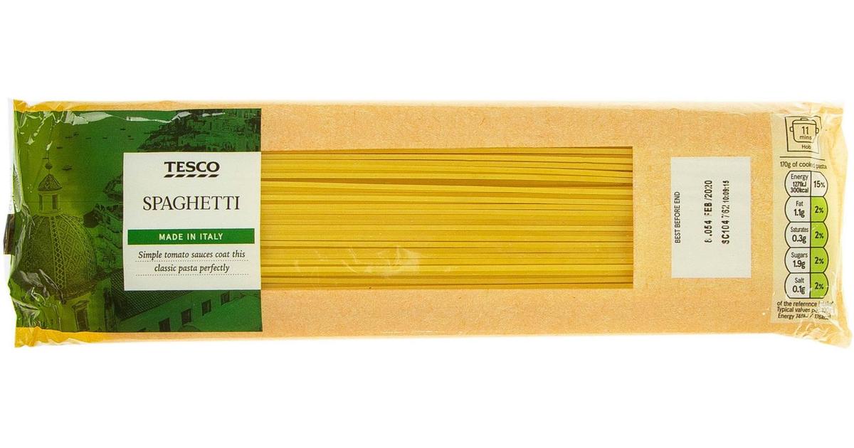 Tesco 500g Short Spaghetti | S-kaupat ruoan verkkokauppa