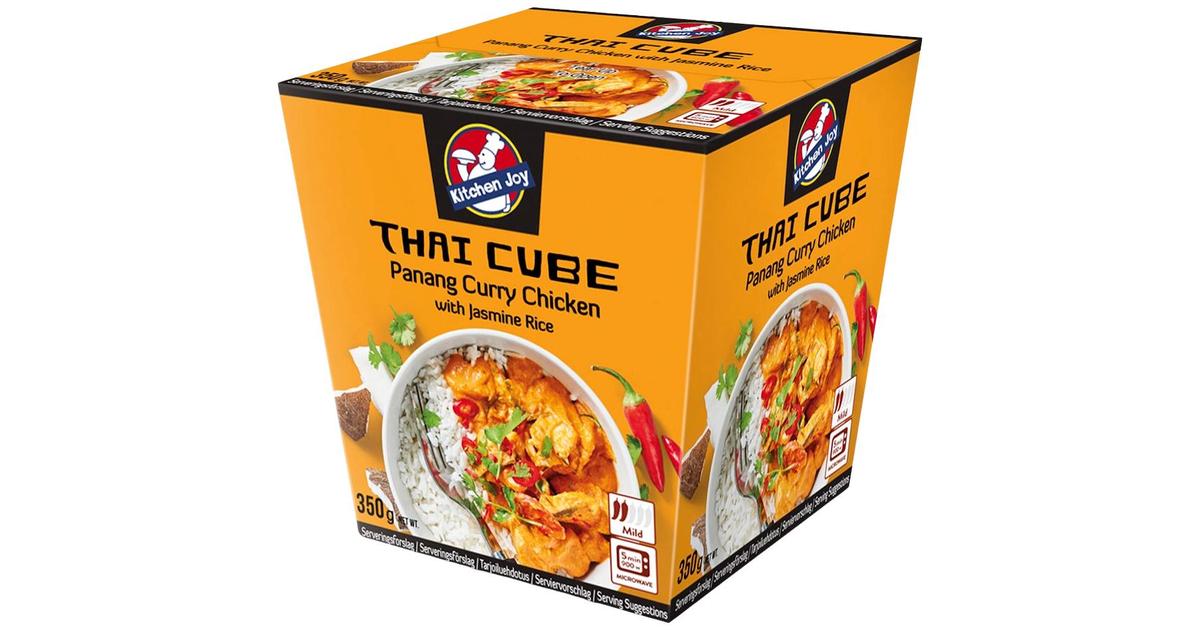 350g Kitchen Joy Thai-Cube Panang curry -kanaa ja jasmiiniriisiä ...