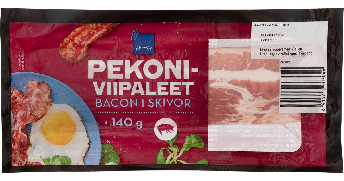 Rainbow 140g pekoniviipaleet | S-kaupat ruoan verkkokauppa
