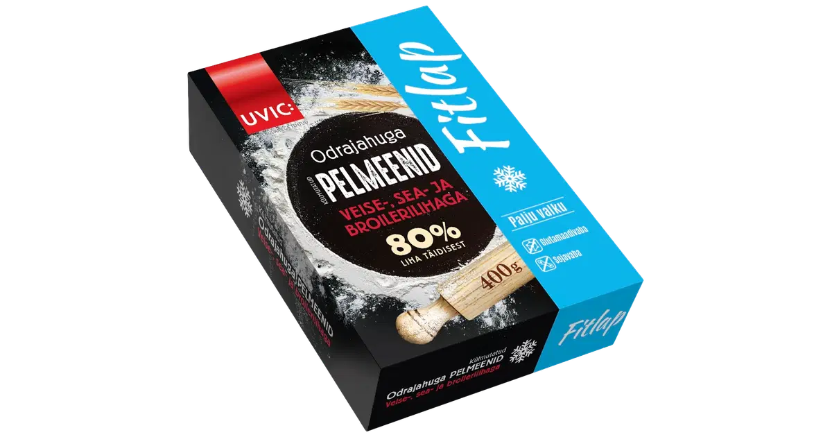 Uvic Fitlap Odrajahust Pelmeenid Veis Siga Kana 400 g | Prisma | alati ...