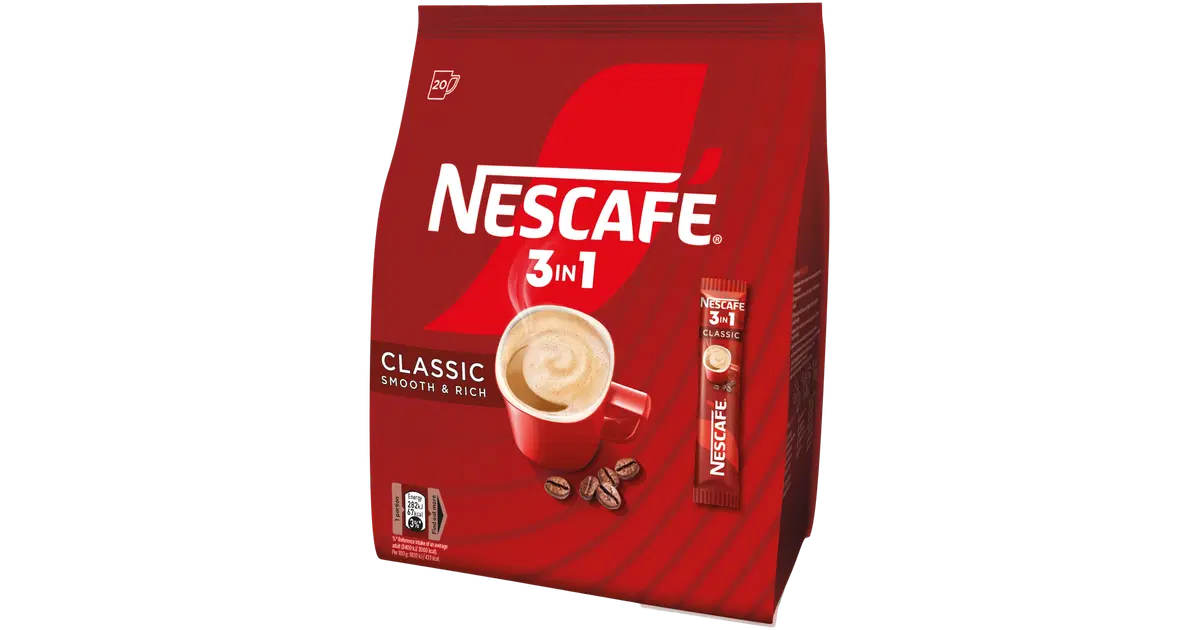 Nescafé 3in1 Classic Bag 20 kpl/310g pikakahvi | S-kaupat ruoan ...