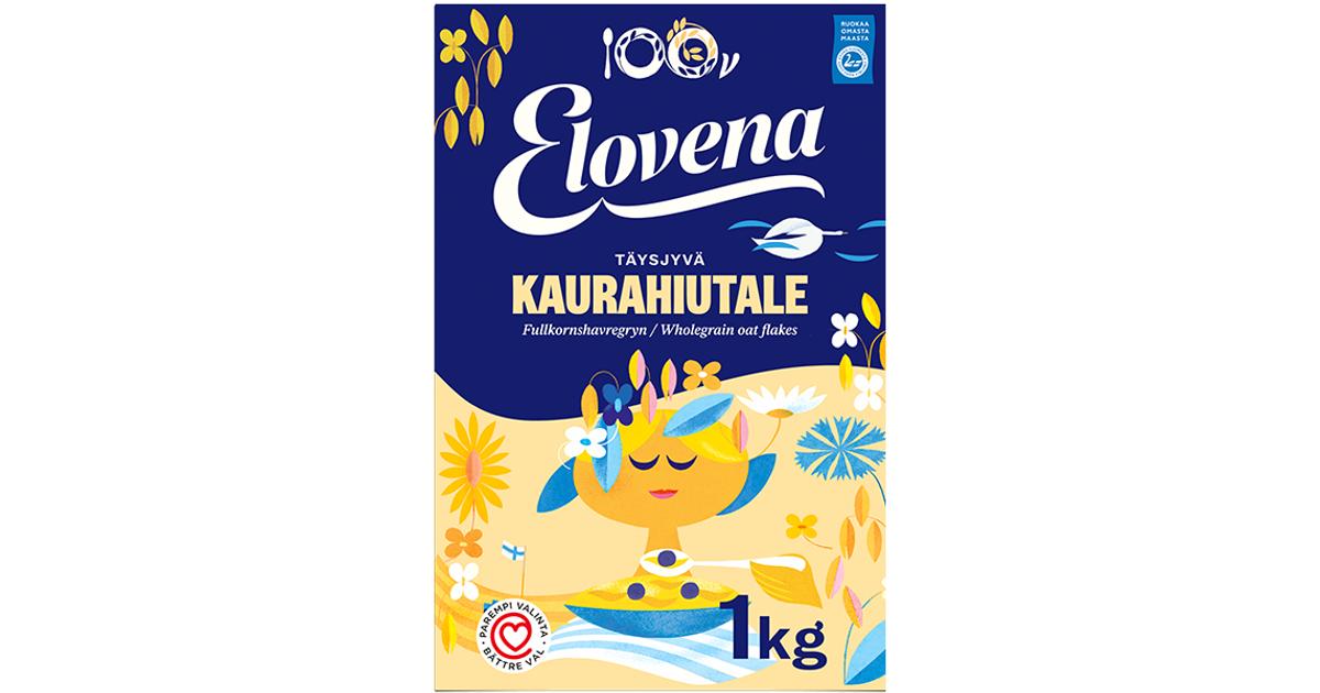 Elovena 1kg täysjyvä kaurahiutale | S-kaupat ruoan verkkokauppa